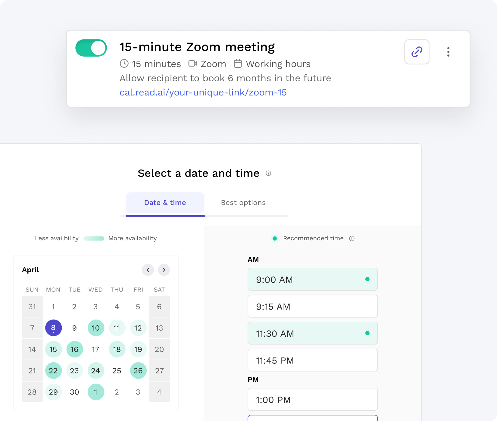 How do Smart Scheduler Links work? – Read Help Center